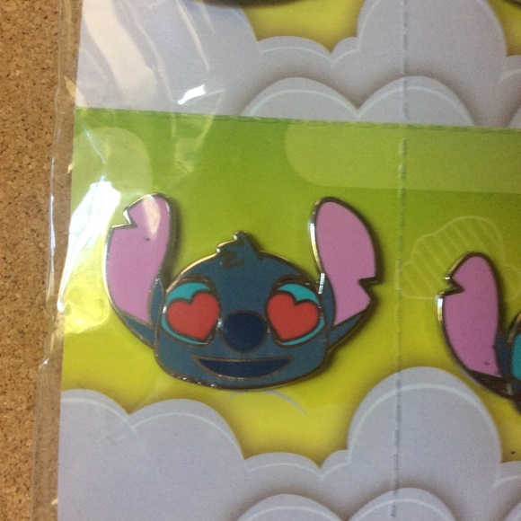 Disney | Other | Disney Stitch Emoji Pin Set | Poshmark